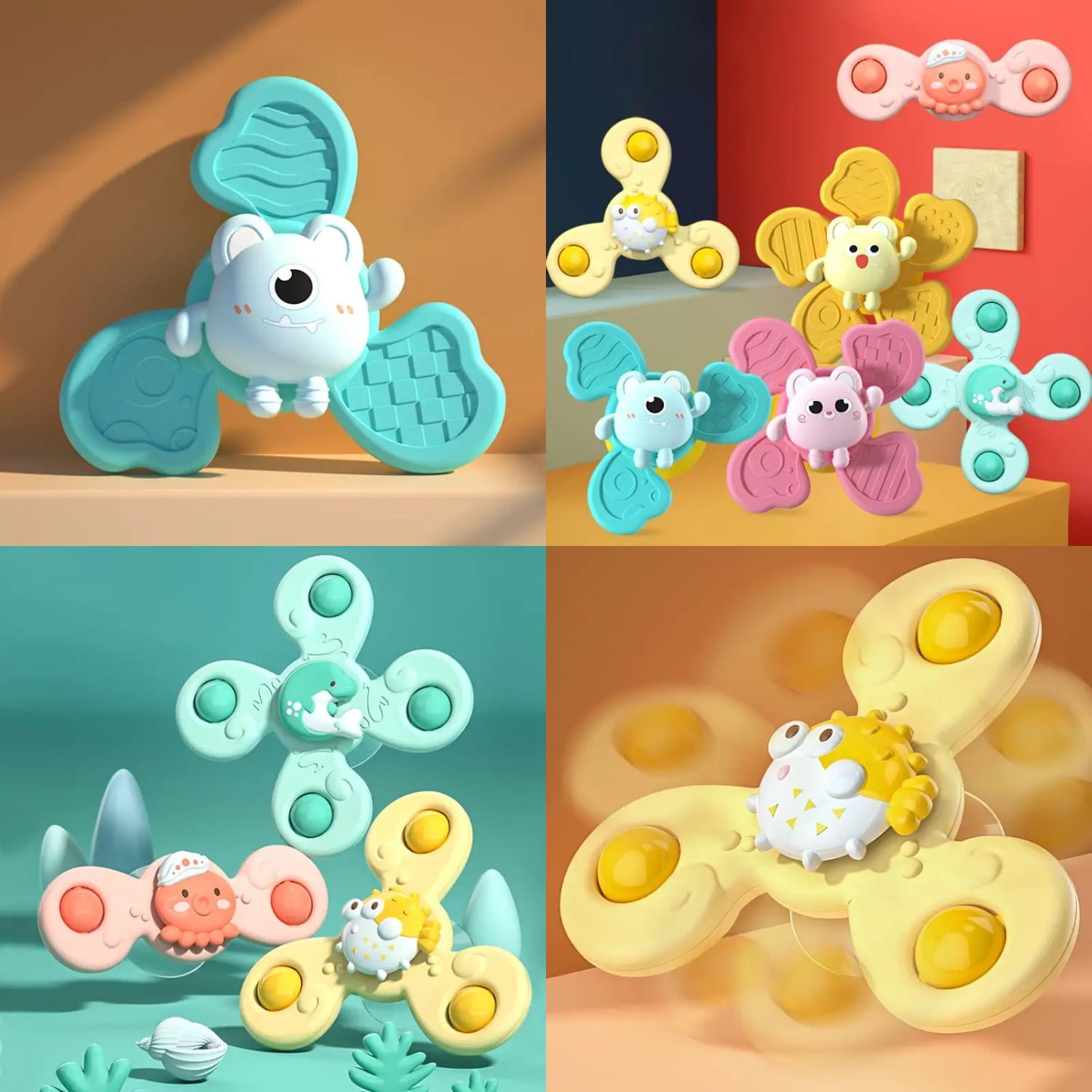 CANHWLUO Colorful and Interactive New Funny Animal Bath Toy for Kids ...