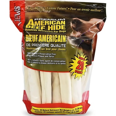 Natural Rawhide Chips for Dogs Bulk Rawhide Dog Treats - Walmart.com