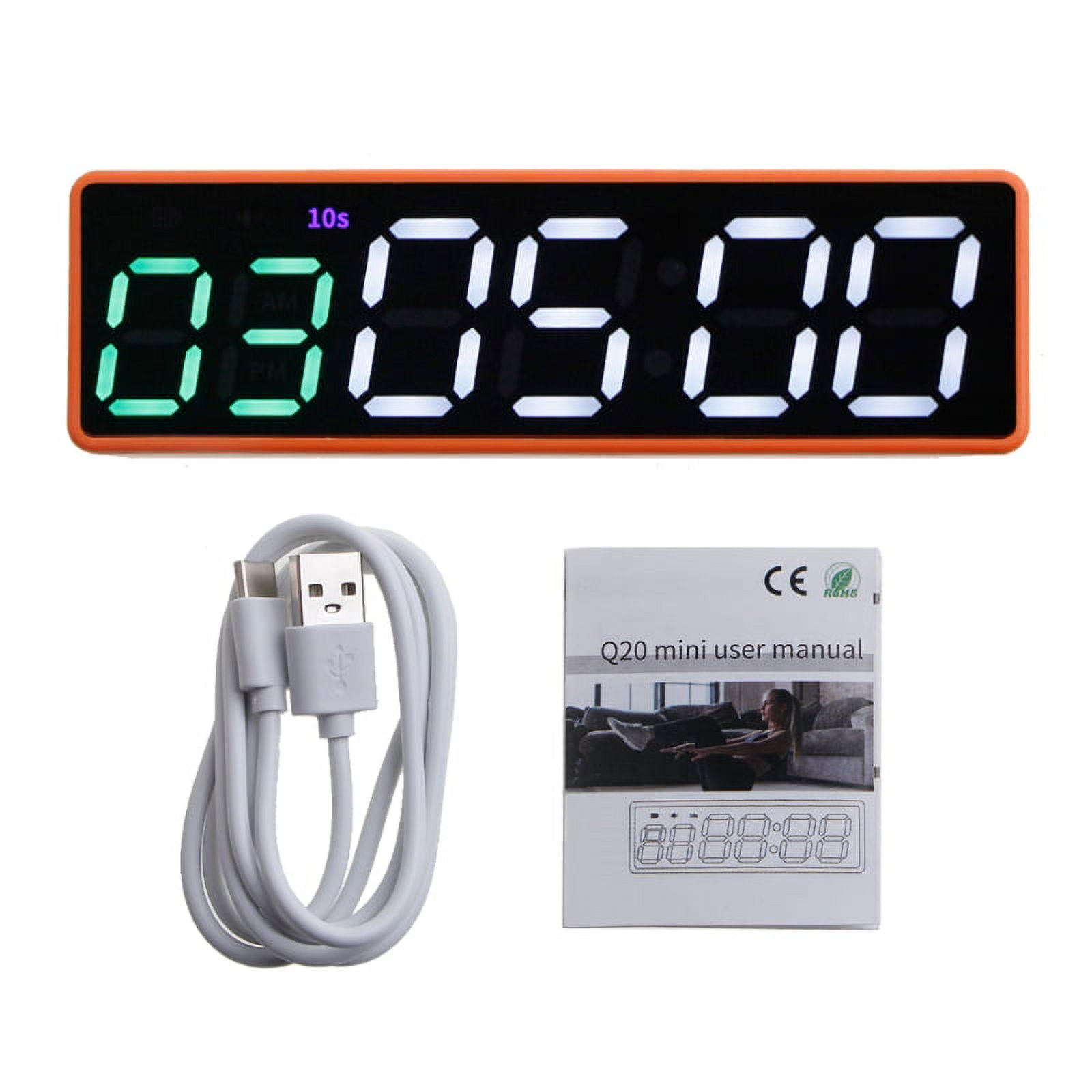 CANKER Gym Timer Clock for Home Gym Workout Timer Interval Clock ...