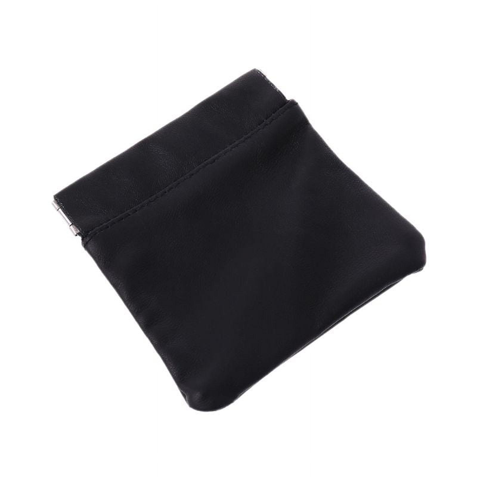 CANKER Men Ladies Genuine Leather Coin Pouch Snap Top Purse Strong ...