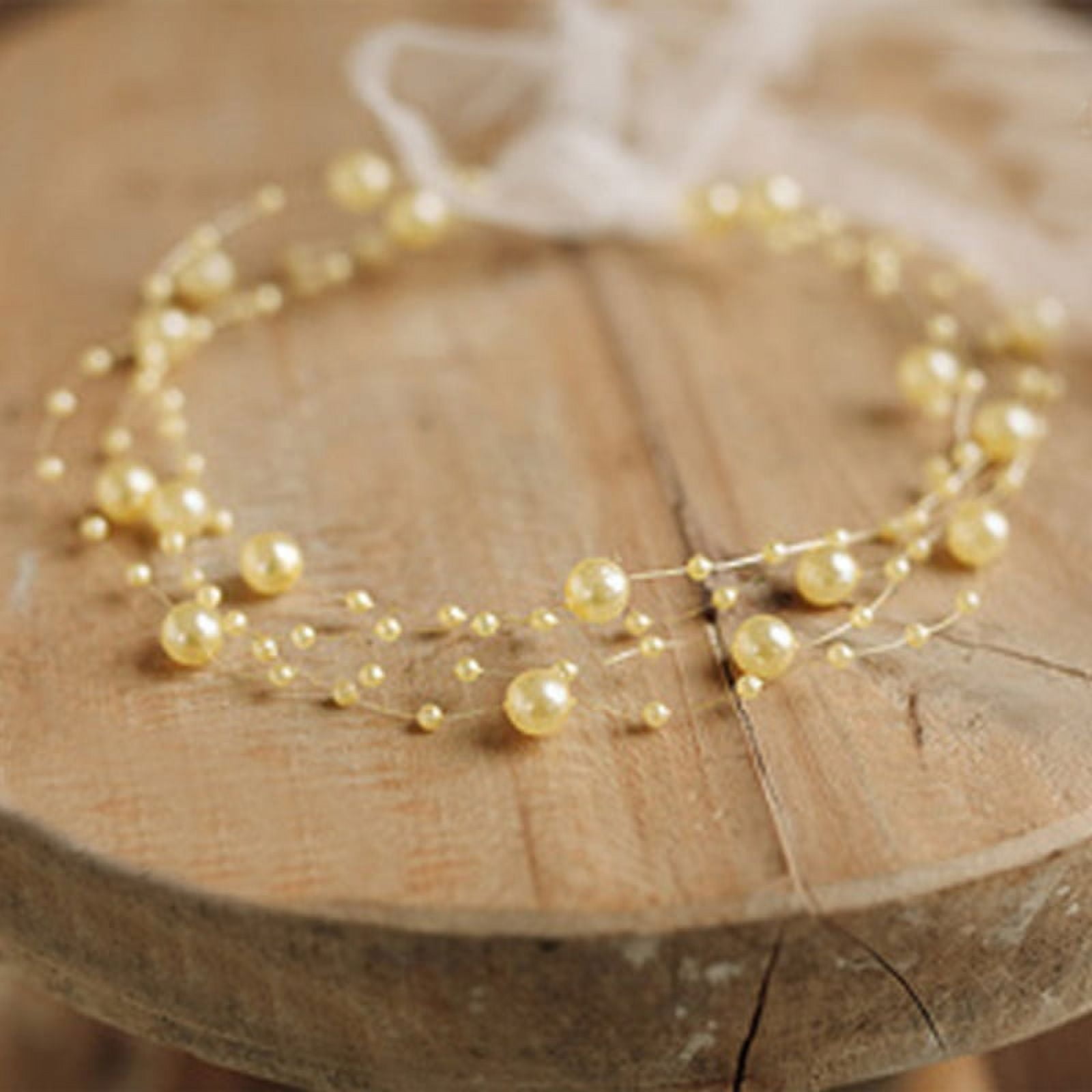 CANKER Newborn Photography Prop Baby Pearl Headband Princess Infant ...