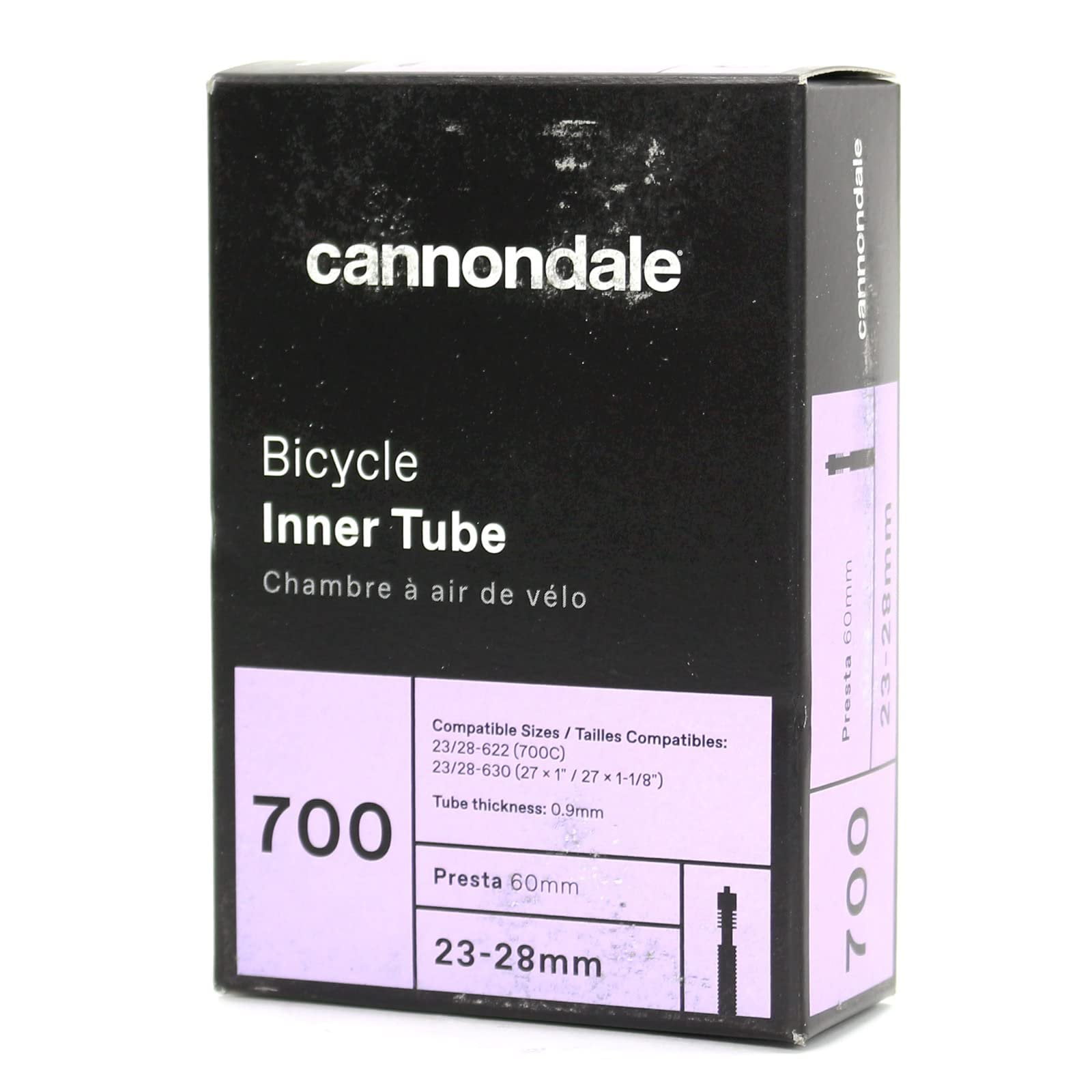 CANNONDALE TUBE 700x23-28 700x23-28 60mm PRESTA VALVE - Walmart.com