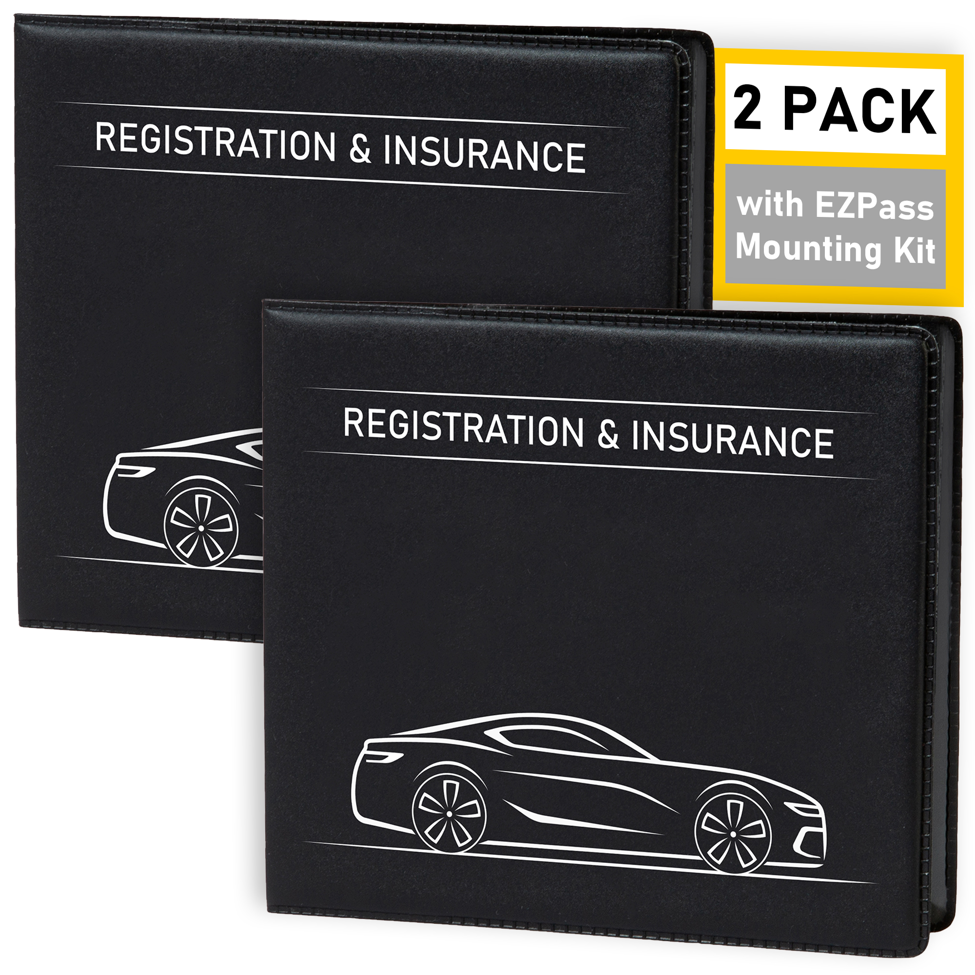 Honda CR-V Car Auto Insurance Registration Black PVC Document Holder ...