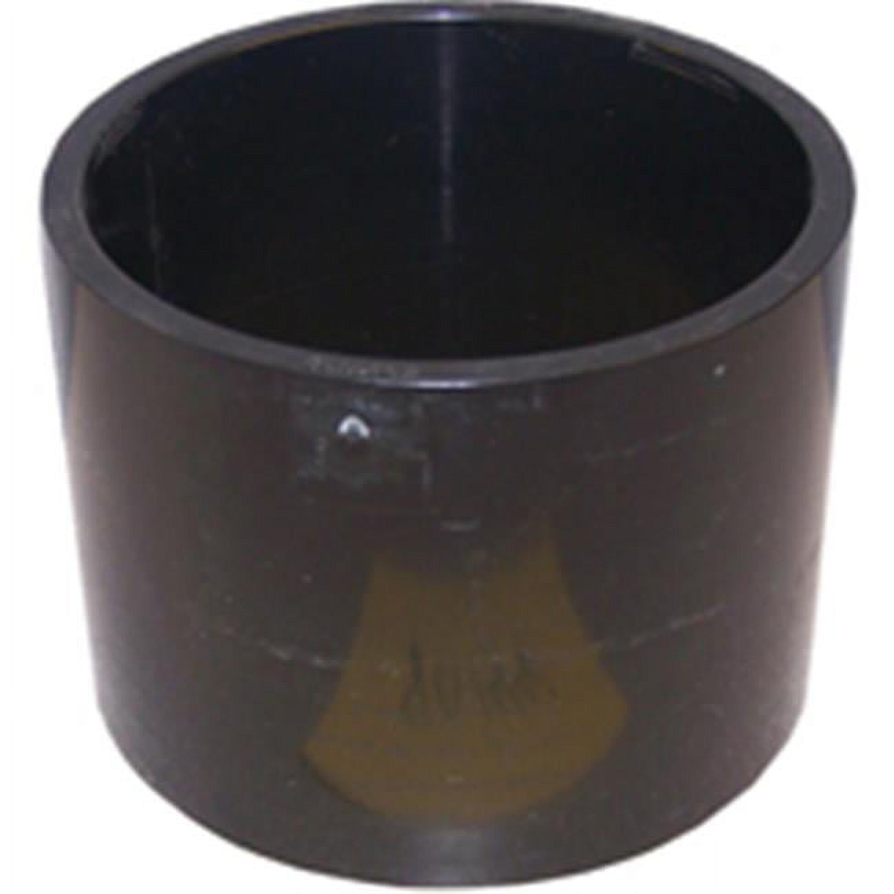 CANPLAS 103004RBC Repair Pipe Coupling, 4 in, Hub, ABS, Black, 40 ...