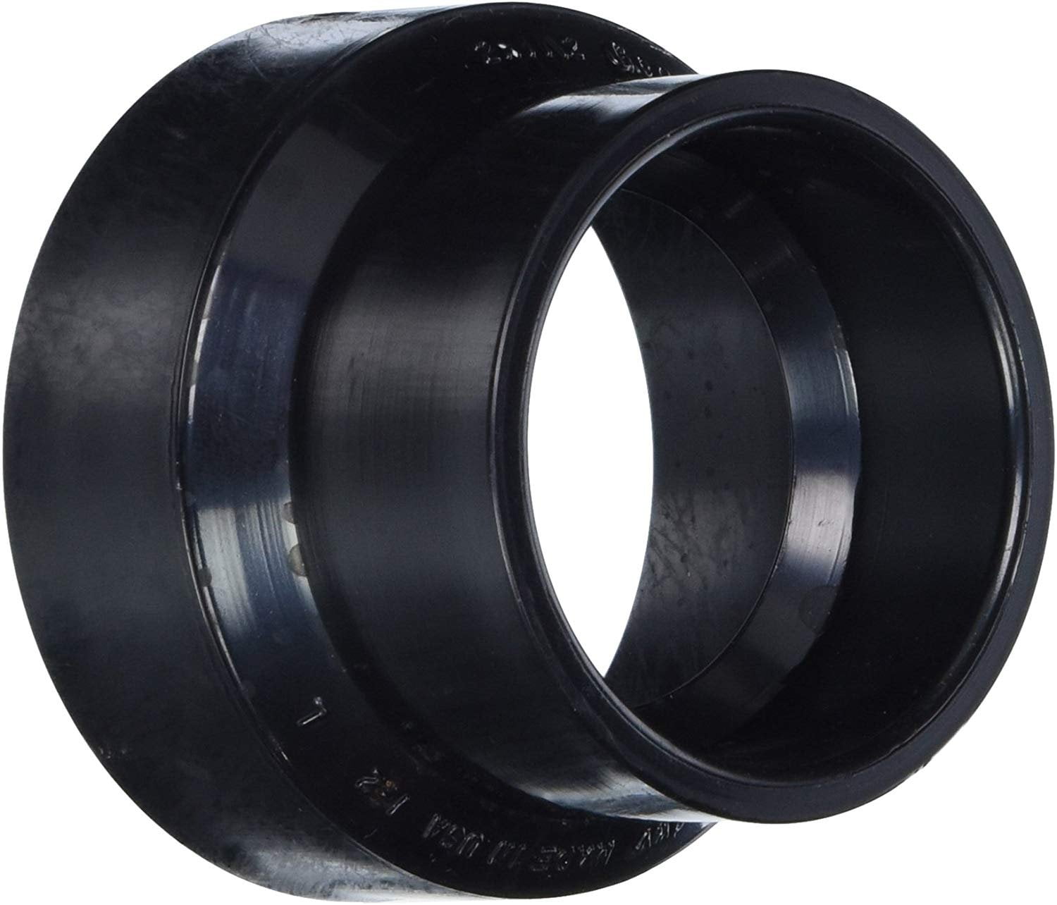 CANPLAS 103022BC Reducing Pipe Coupling, 2 x 1-1/2 in, Hub, ABS, Black ...