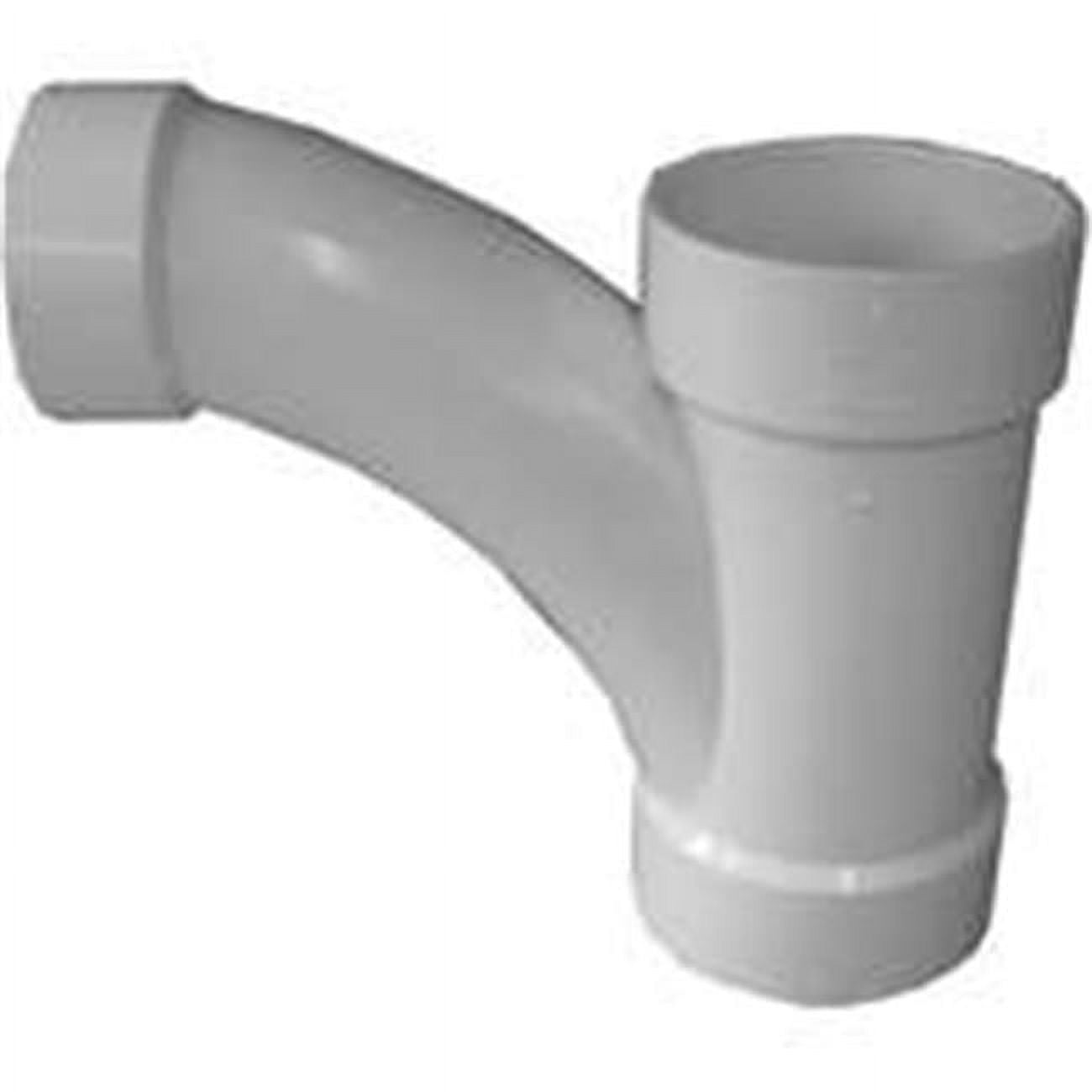 CANPLAS 194338 Reducing Combination Tee Pipe Wye, 4 x 4 x 3 in, Hub ...