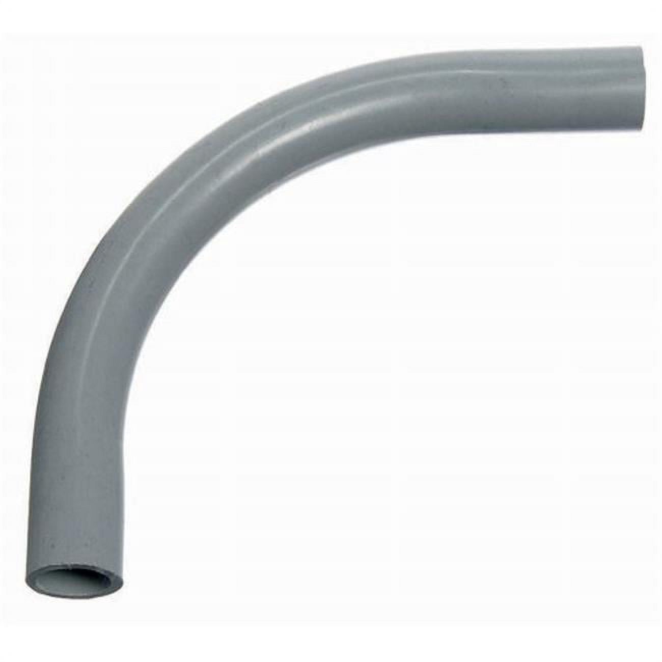 CANTEX 5133826 Conduit Elbow, 90 deg Angle, 1-1/4 in Plain, PVC, Gray ...