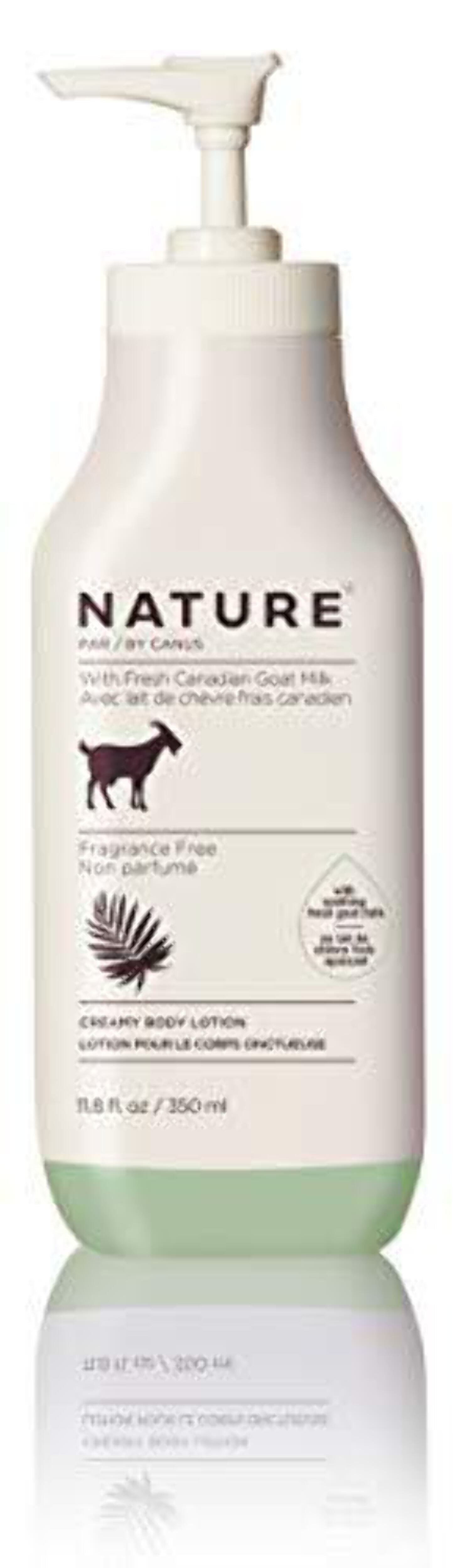 Nature Creamy Body Lotion Fragrance Free, 11.8 FL OZ - Walmart.com