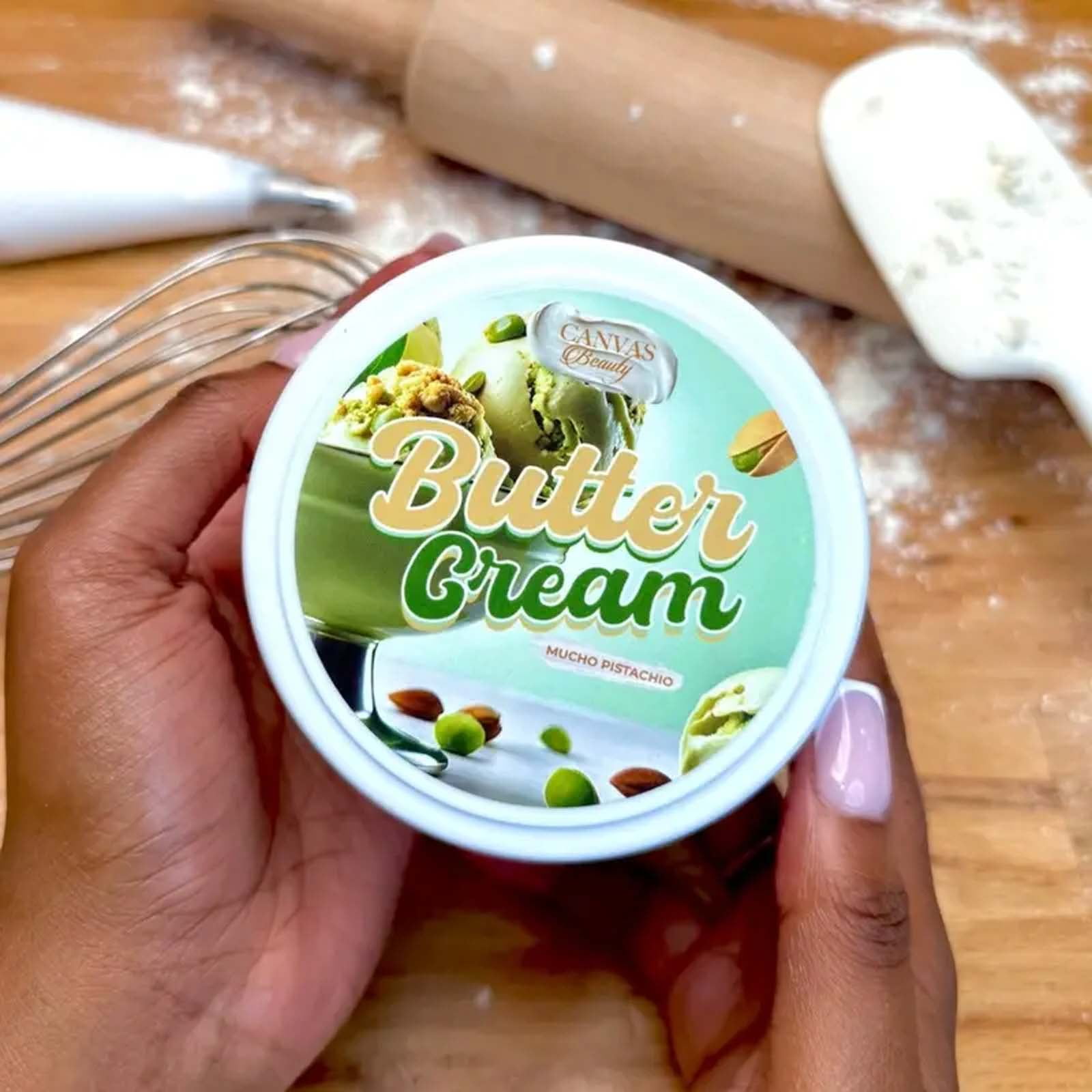 CANVAS Beauty Butter Cream:Mucho Pistachio, Rich Nourishing Cream Soft Smooth and Beautifully ...