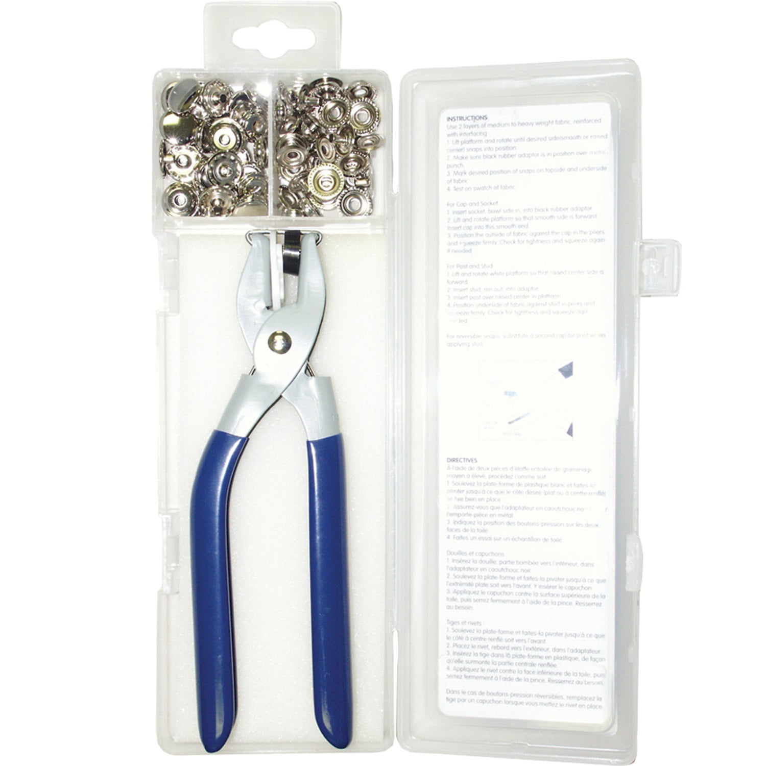 CANVAS FASTENER SNAP KIT (73 PIECES) - Walmart.com