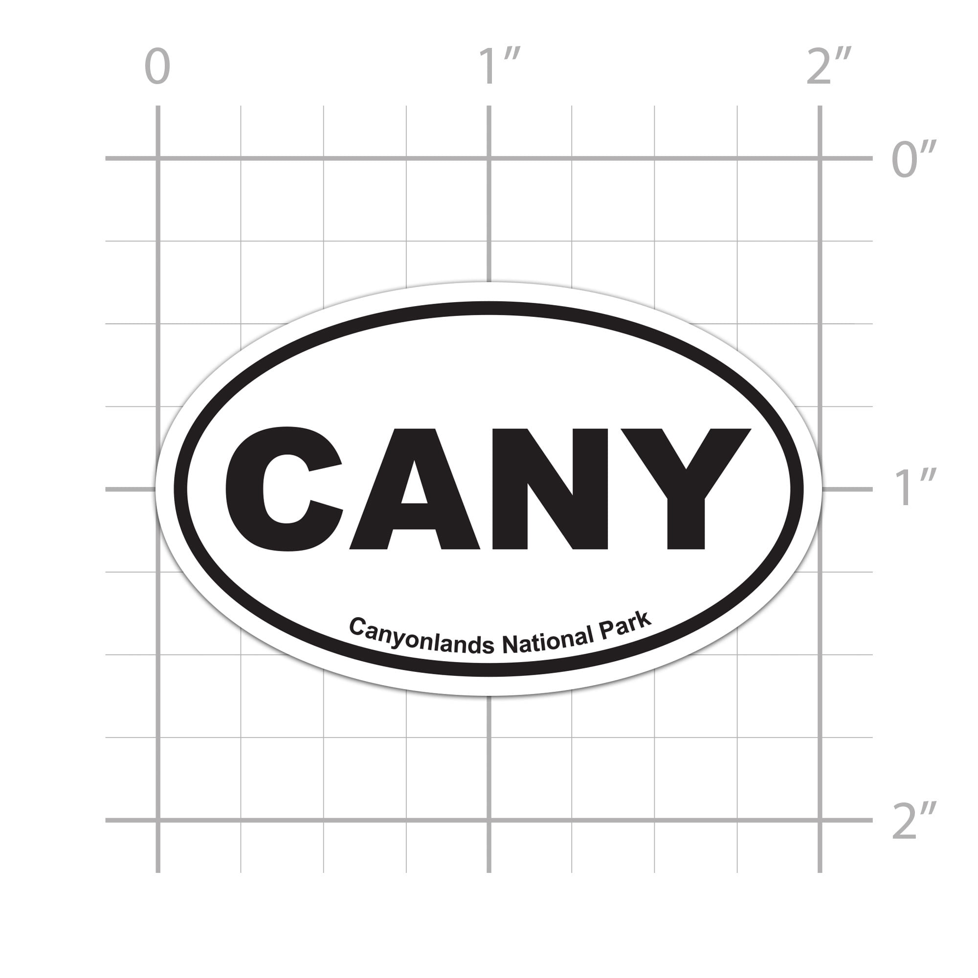 CANY Canyonlands National Park Sticker for water bottle phone tumbler ...