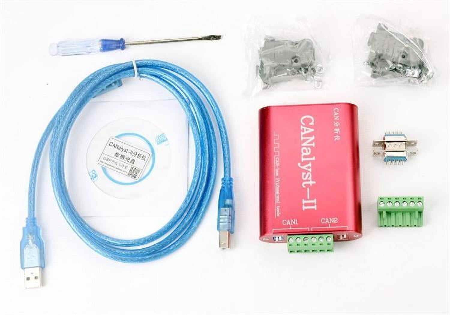 CANalyst-II USB to CAN Analyzer CAN-BUS Converter Adapter Support ...