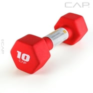 Weider Rubber Hex Dumbbell, 5-70lbs - Walmart.com