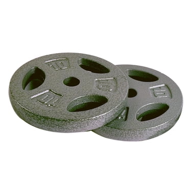 CAP Barbell Standard Vinyl Weight Plate Set, 50 lb (25 lb x 2 ...