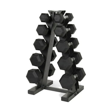 Weider, 30lb Rubber Hex Dumbbell, Single - Walmart.com