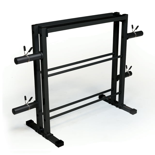 CAP 3-Tier Storage Rack for Kettlebells, Dumbbells & Olympic Weight ...