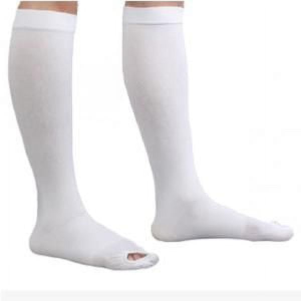 CAP Anti-Embolism Knee-Length Compression Stockings White, 3XL - 1 Pair ...