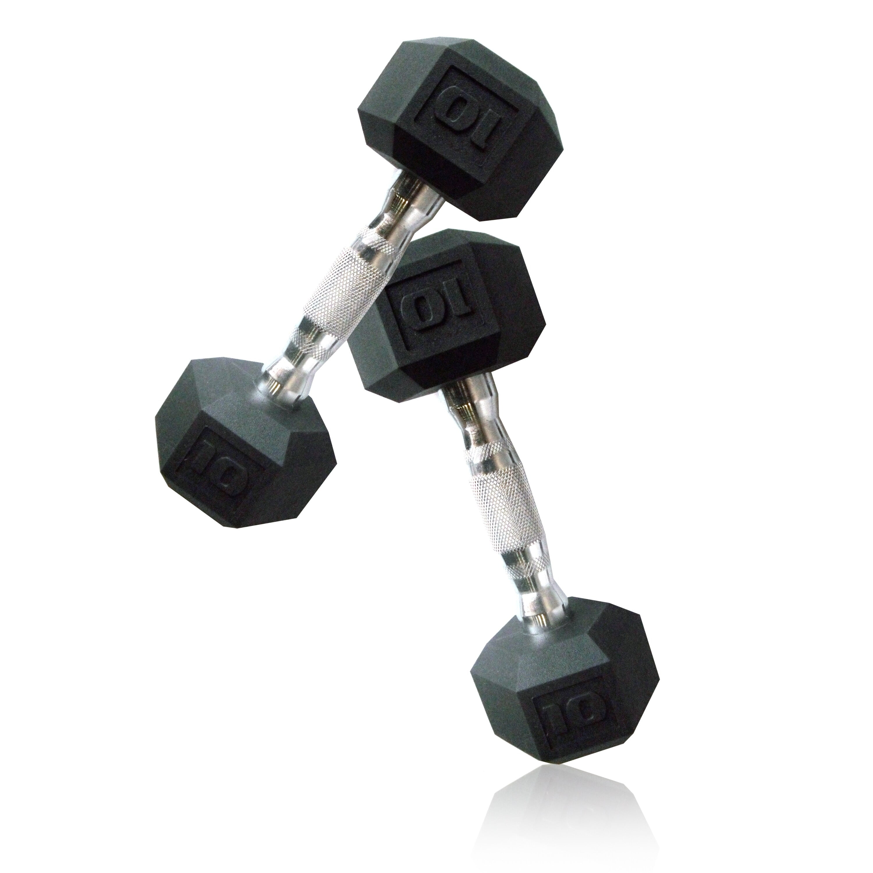 CAP Barbell 10 lb Pair of Coated Hex Dumbbells (Set of 2) - Walmart.com