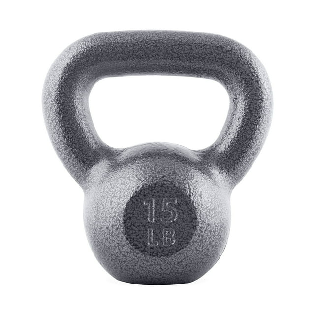 CAP Barbell 15lb Cast Iron Kettlebell, Single - Walmart.com