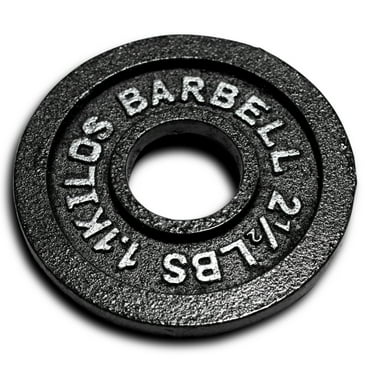 CAP Barbell, 2.5lb 2 inch Olympic Grip Weight Plate, Grey - Walmart.com
