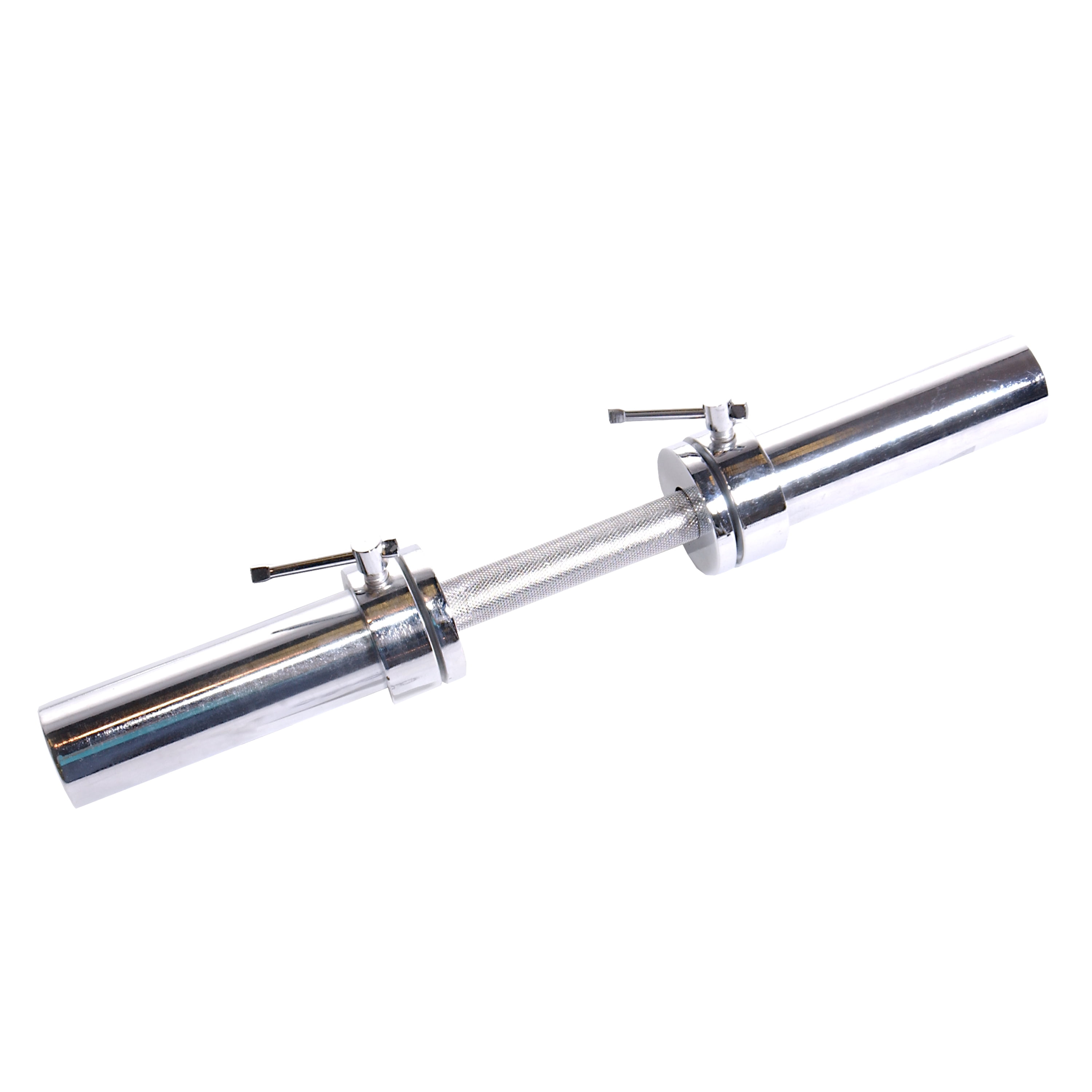 CAP Barbell 20 in. Olympic Dumbbell Handle with Collars, Single, Chrome ...
