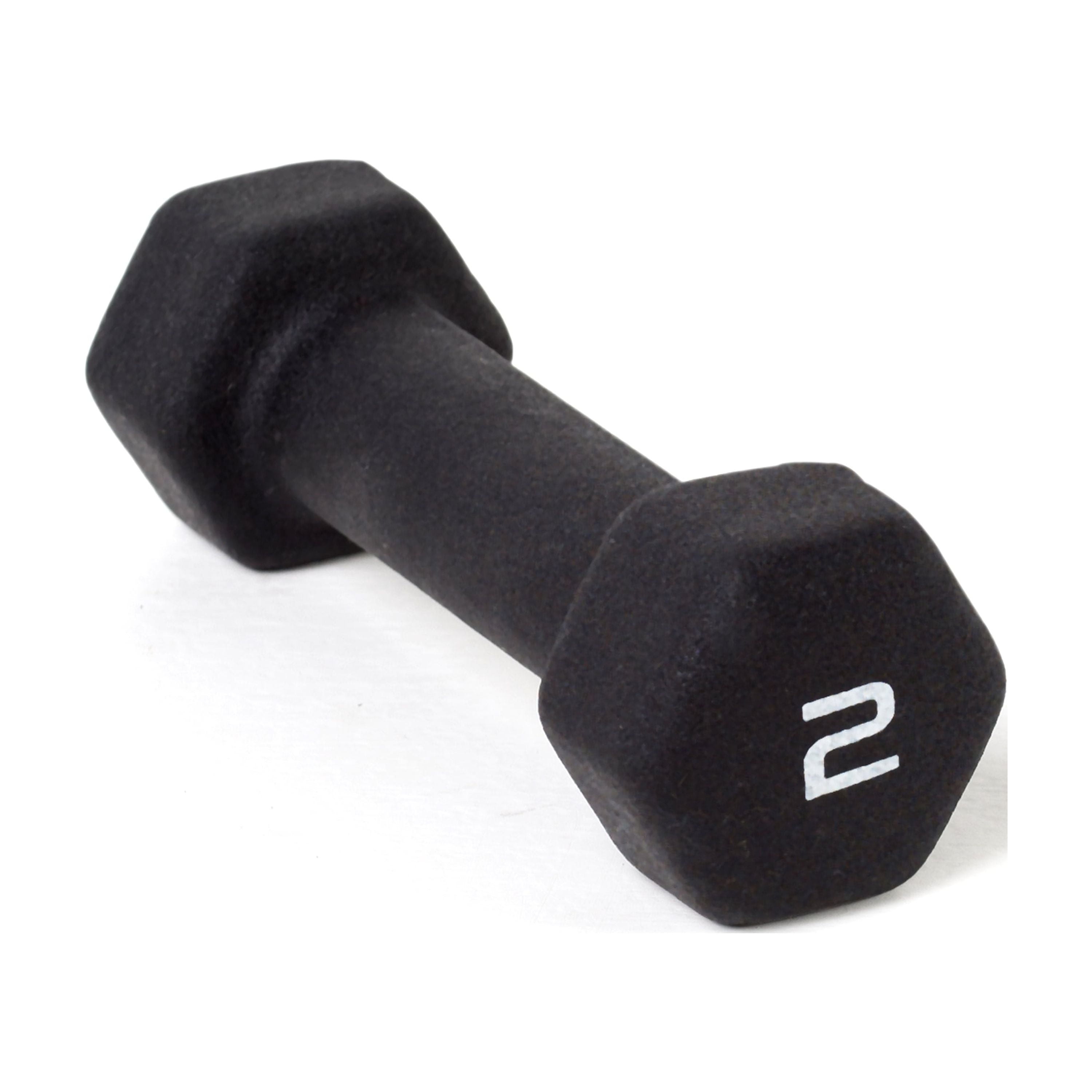 CAP Barbell, 2lb Black Neoprene Dumbbell, Single - Walmart.com