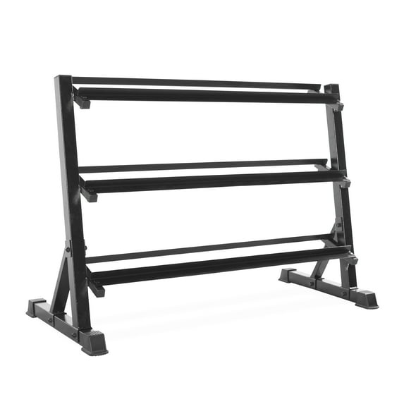 CAP Barbell 3-Tiered Dumbbell Storage Weight Rack, 51-inch - Walmart.com