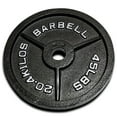 CAP Barbell, 45lb Olympic Cast Iron Weight Plate, Single - Walmart.com