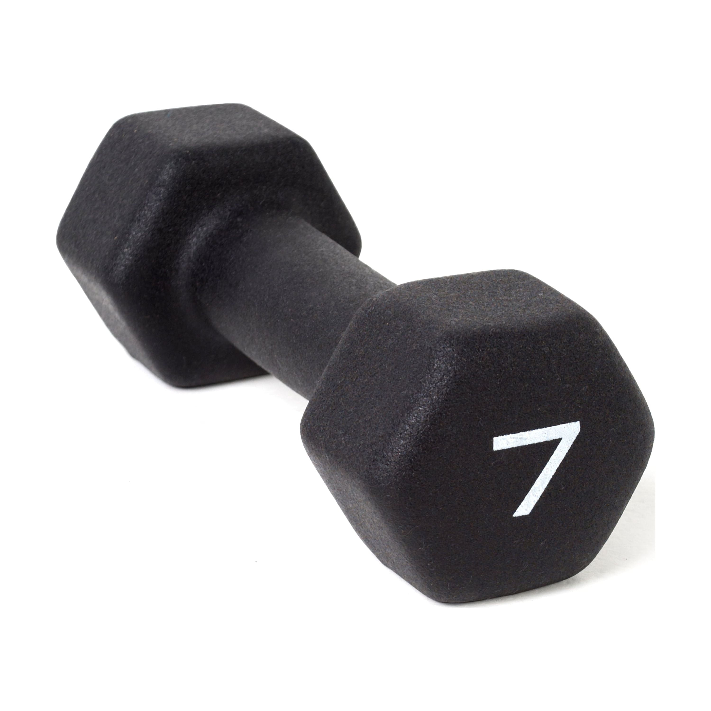 CAP Barbell, 7lb Black Neoprene Dumbbell, Single - Walmart.com