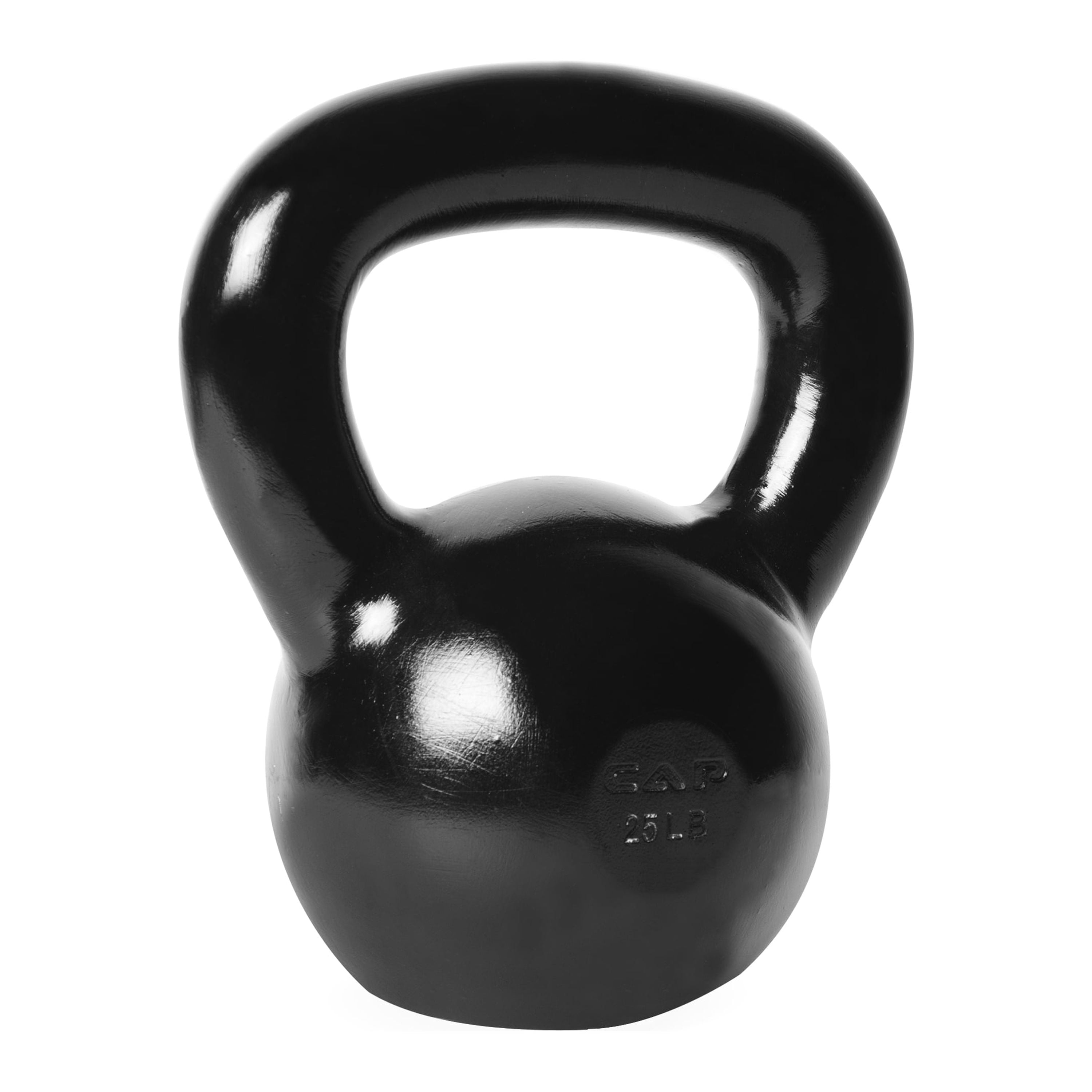 CAP Barbell Cast Iron Kettlebell 25LB - Walmart.com