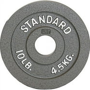 CAP Barbell, 100lb Olympic Cast Iron Weight Plate, Single - Walmart.com