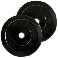 CAP Barbell Standard Vinyl Weight Plate Set, 50 lb (25 lb x 2 ...