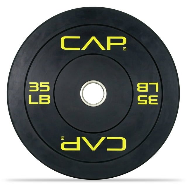CAP Barbell Olympic Rubber Bumper Plates (Pairs/Singles by sizes ...