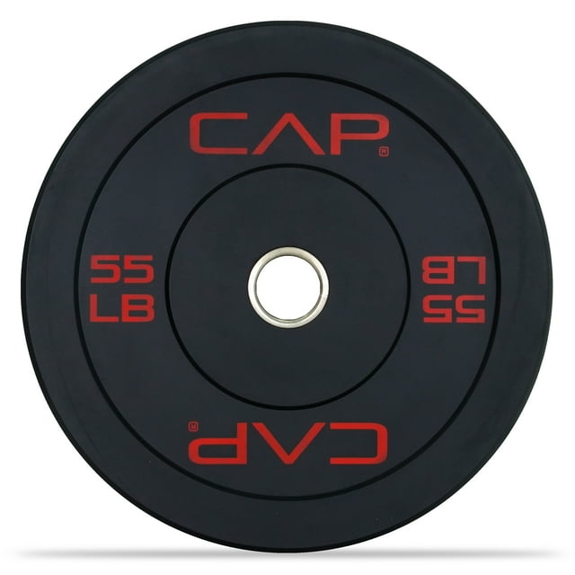 CAP Barbell Olympic Rubber Bumper Plates (Pairs/Singles by sizes ...