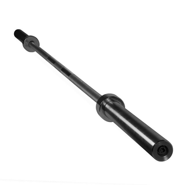CAP Barbell Solid Steel Olympic Weight Bar, 7 Ft., Black (Fits 2-Inch ...