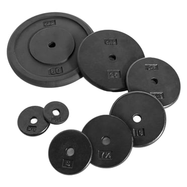 CAP Barbell Gray Olympic Cast Iron Weight Plate, 45 lb - Walmart ...