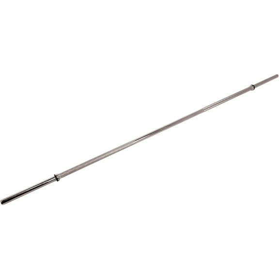 Cap Standard 4.5 Foot Hollow Straight Weightlifting Bar with 100lb ...