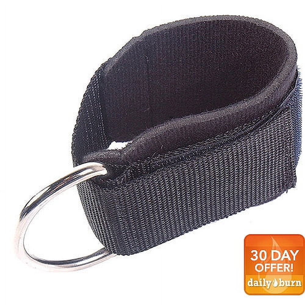 CAP Barbell Unisex Adult Workout Nylon Ankle Strap, Black - Walmart.com