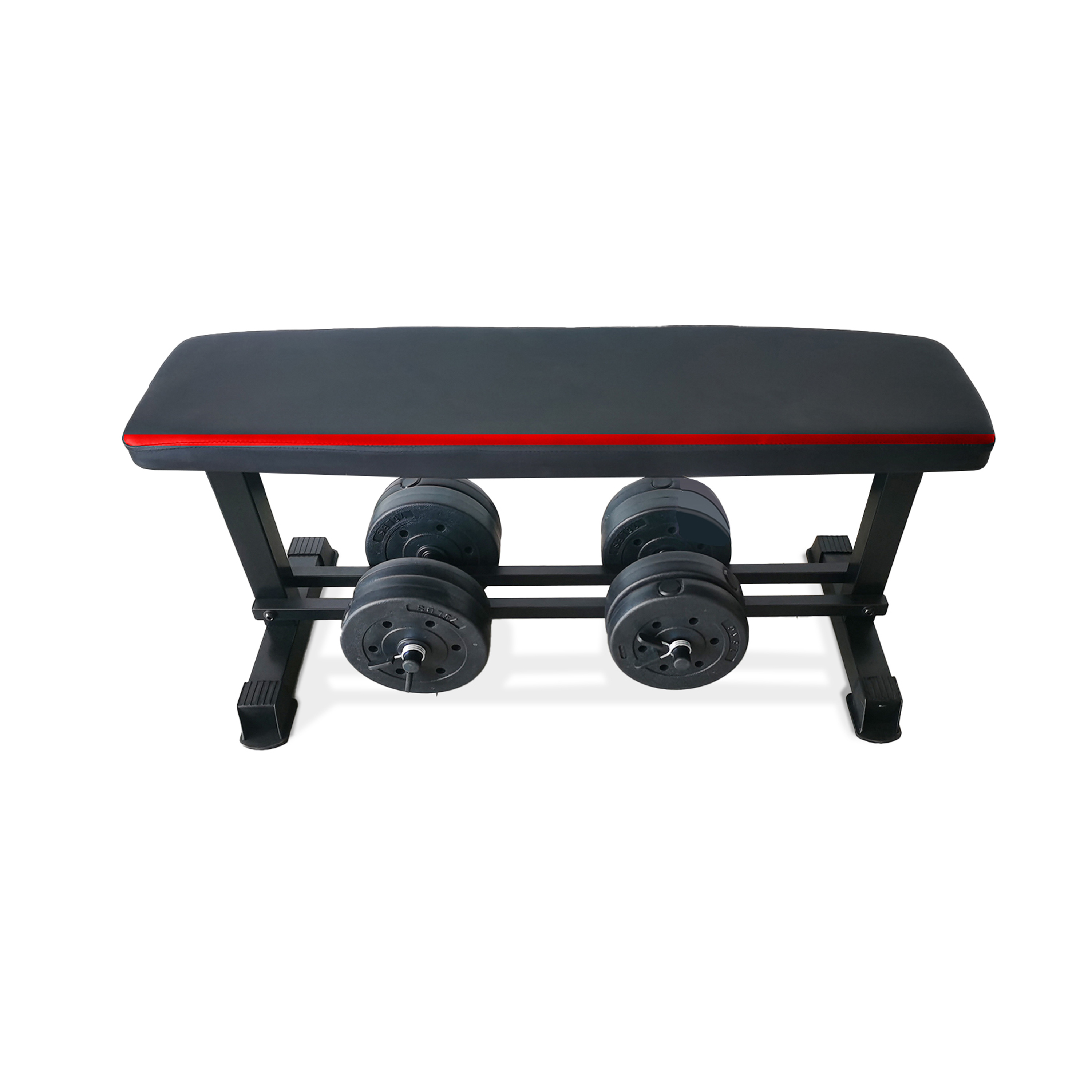 BalanceFrom Vinyl Standard Weight Set in Black, 100 lbs. - Walmart.com