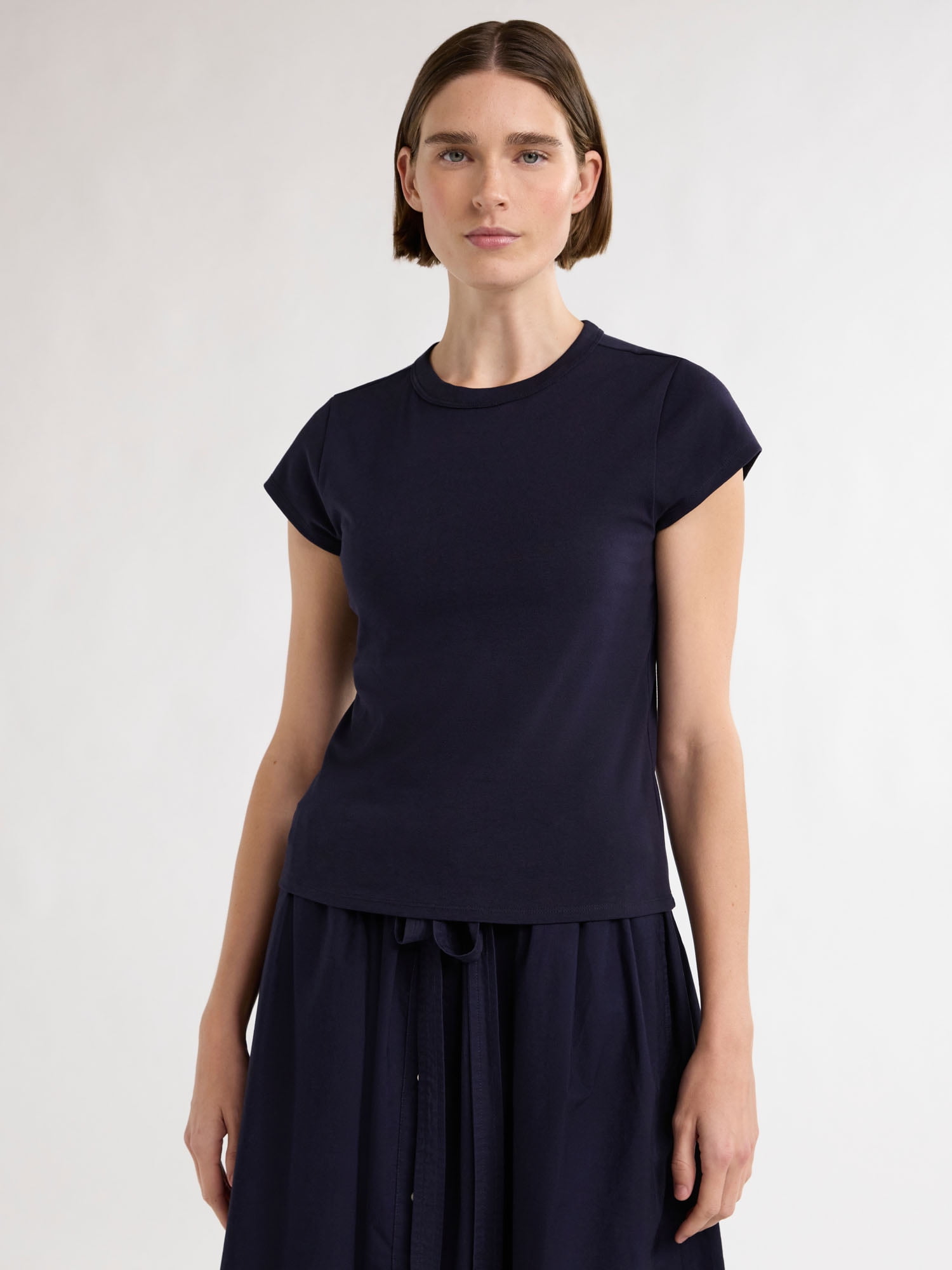 Free Assembly Women's and Women's Plus Cap Sleeve Tee, Sizes XS-4X ...