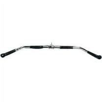 CAP Deluxe 28" Curl Bar Cable Attachment with Rubber Handgrips ...