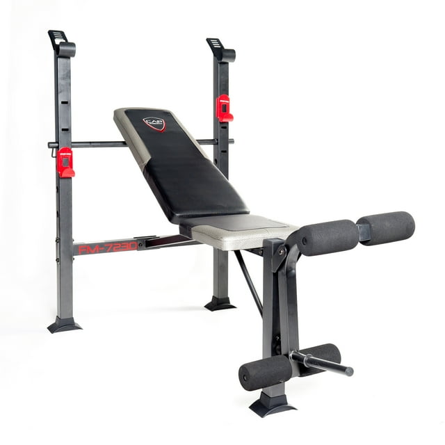 CAP Strength Standard Weight Bench with Leg Developer, 150lb upright ...