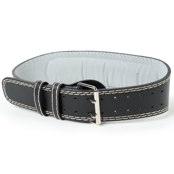 CAP Weight Lifting Belt Large Leather Padded Support for Squats ...