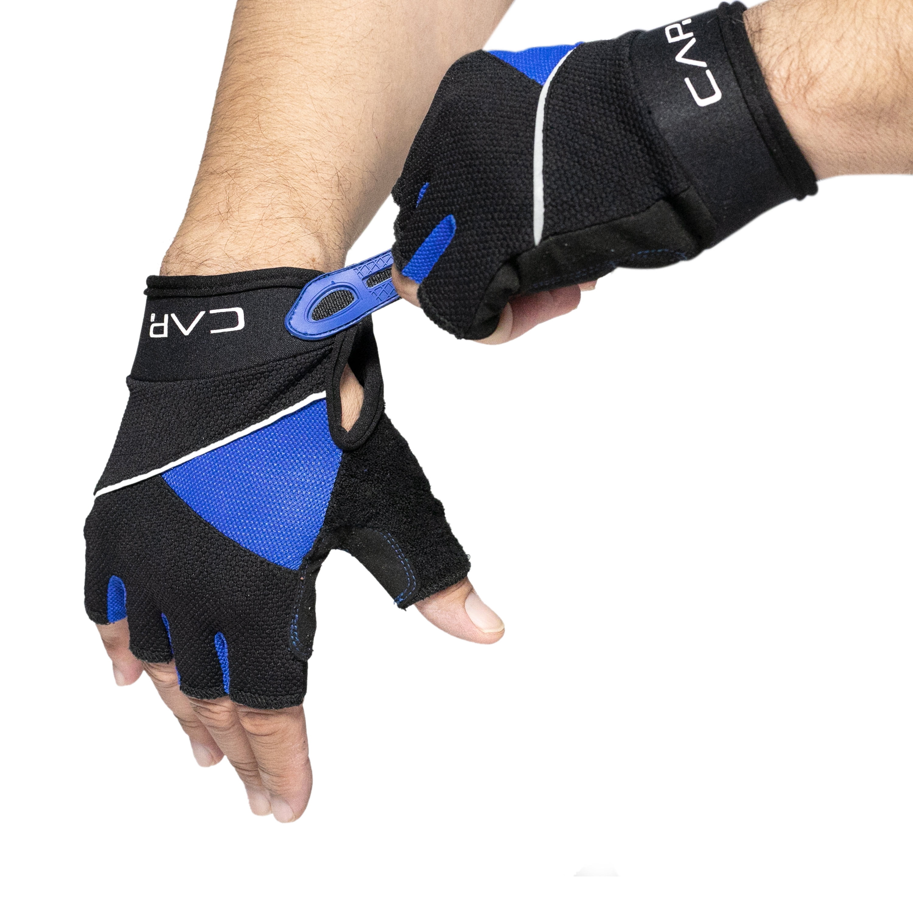 CAP Ventilated Men Weight Lifting Gloves - Tacky Palms - Adjustable ...