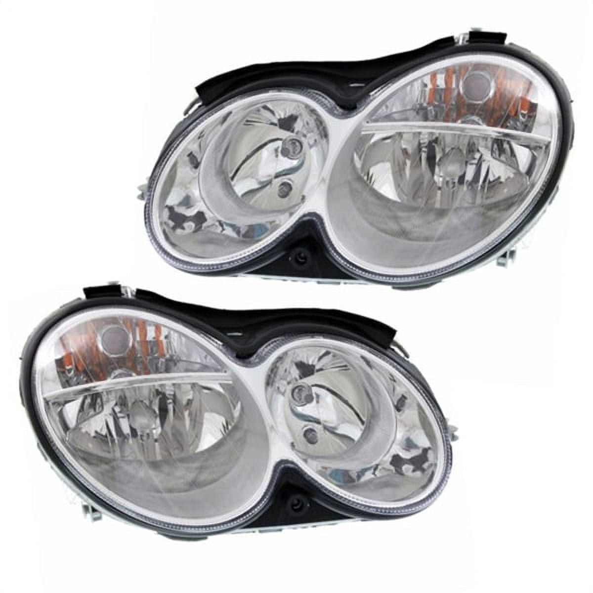 CAPA For 03 04 05 CLK-Class Halogen Headlight Headlamp Head Lamp w/Bulb ...