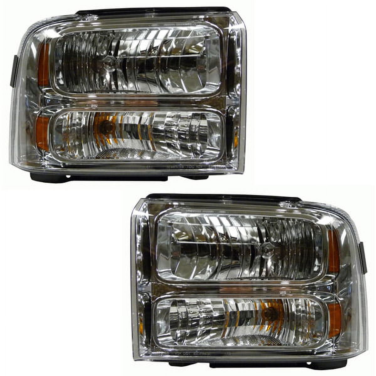 CAPA For 05-07 F-Series Super Duty Headlight Headlamp Head Light w/Bulb ...