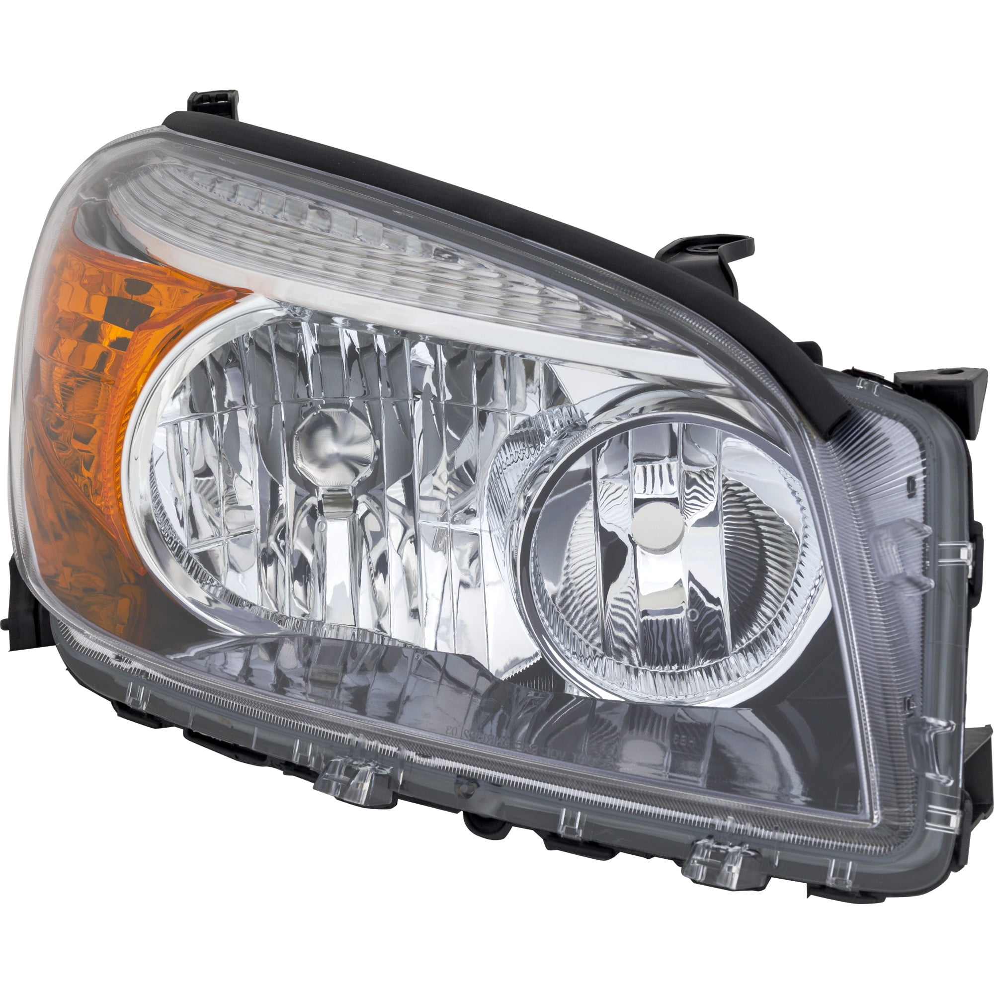 CAPA For 06-08 RAV4 Sport Headlight Headlamp Black Interior w/o Bulb ...