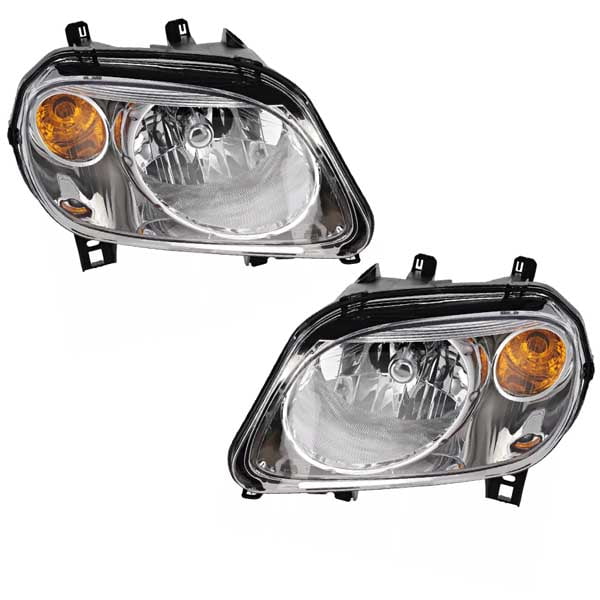 CAPA For 06-11 Chevy HHR Headlight Headlamp Head Light Lamp w/Bulb 2Pc ...