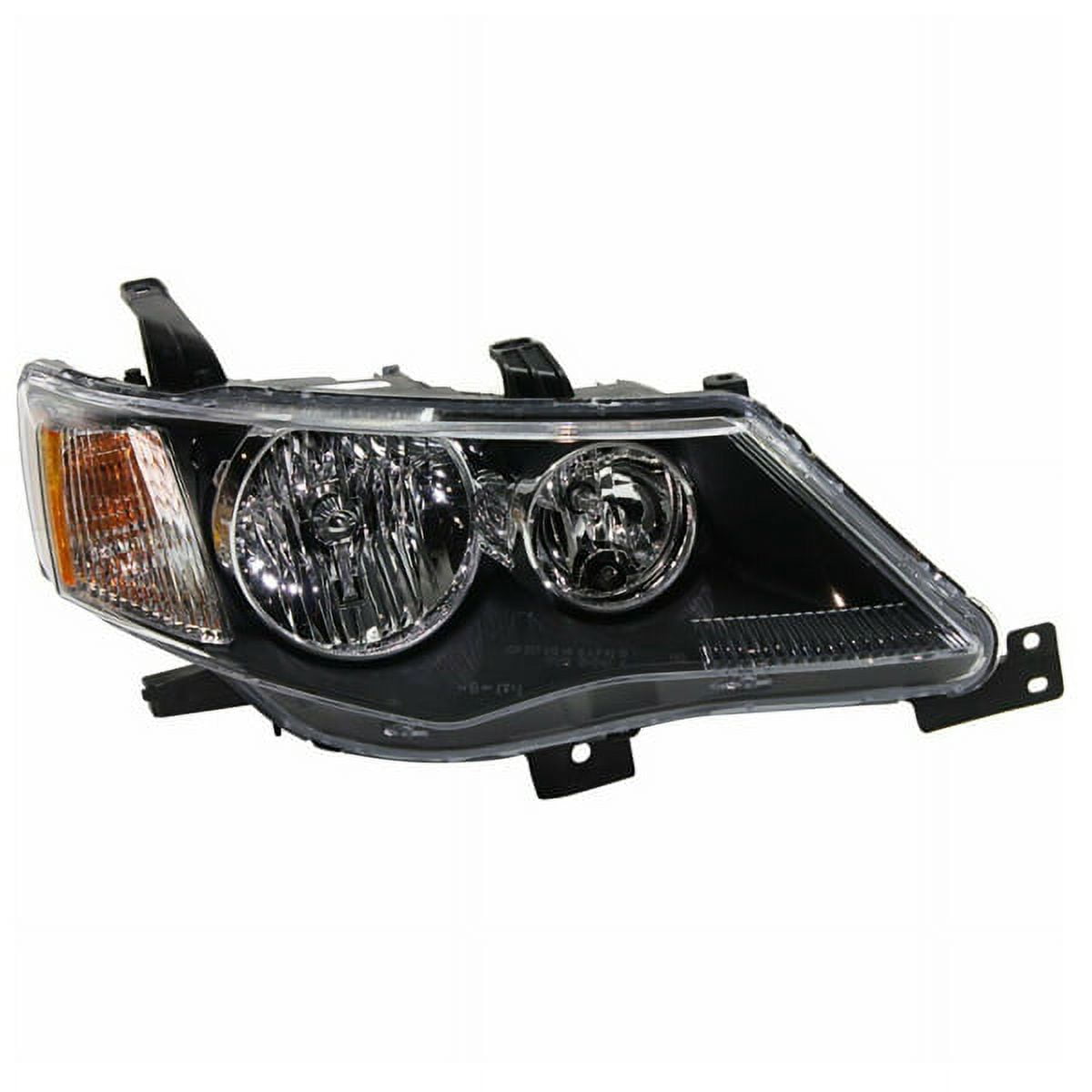 CAPA For 07-09 Outlander Halogen Headlight Headlamp Head Light w/Bulb ...
