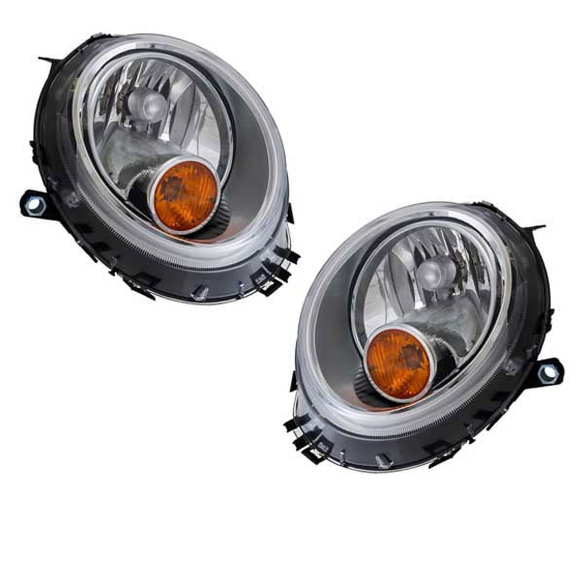 CAPA For 07-15 Mini Cooper Headlight Headlamp Halogen Head Light w/Bulb ...